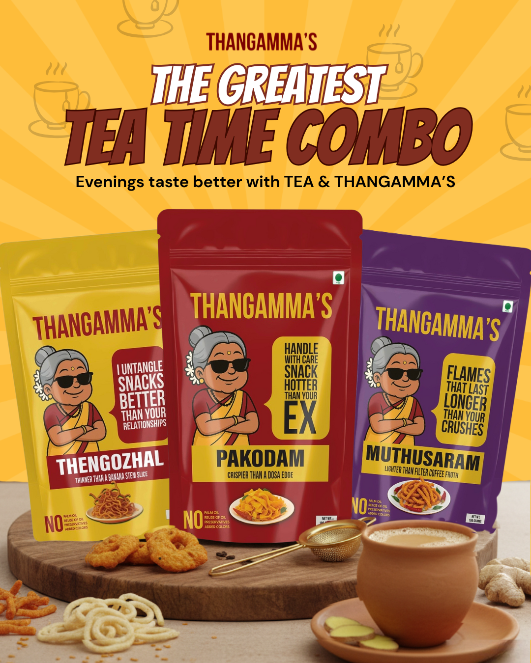 Tea Time Combo (300 grams) – Thangamma's
